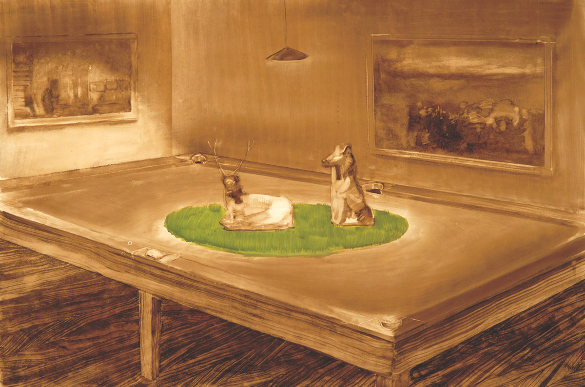 Insight into Monochromatic Painting Artist Angus Collis