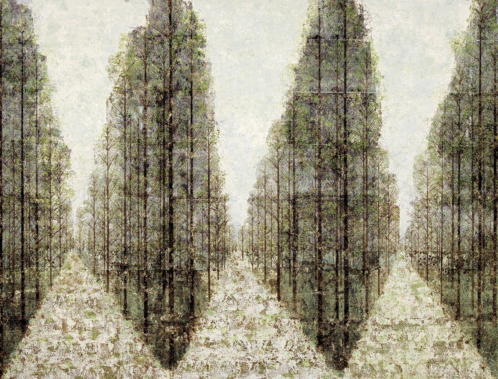 Deeply Layered Geometric tree Print Limited edition From $250 - Angus ...